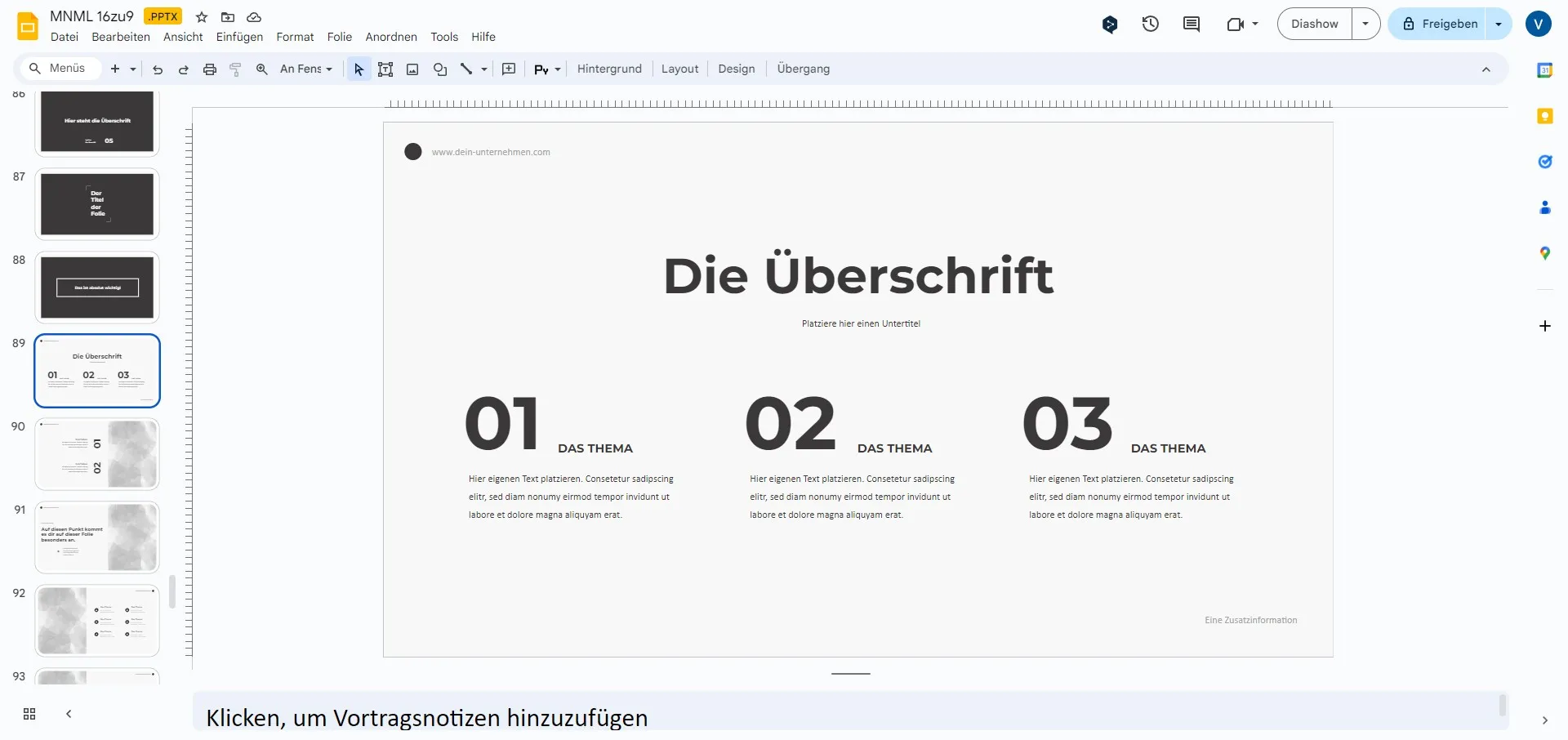 Google Slides Vorlagen: Beeindruckende Präsentationen