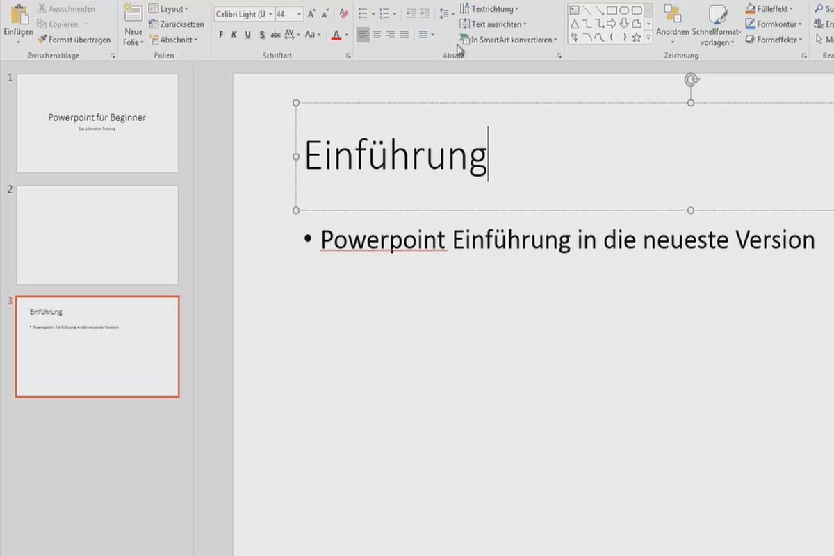 PowerPoint-Tutorial: Grundlagen lernen