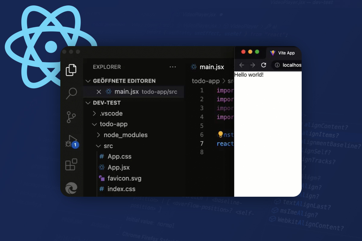 React lernen und verstehen – das Praxis-Tutorial