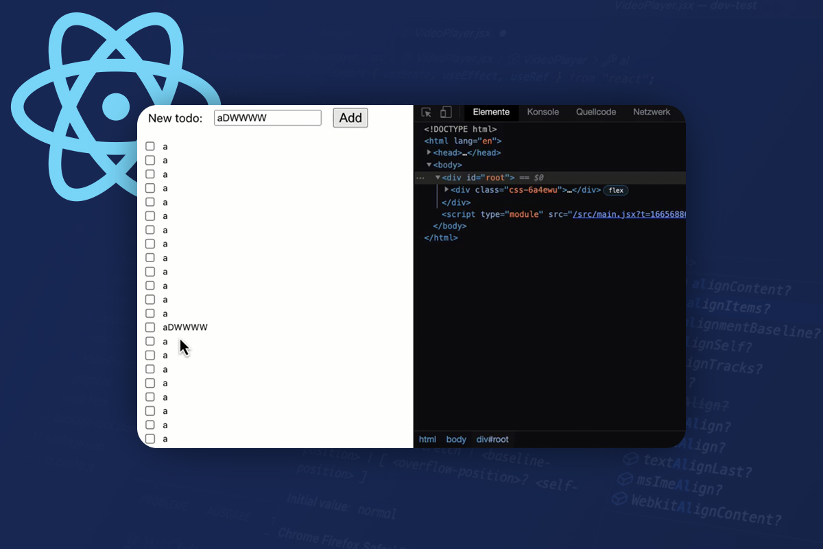 React lernen und verstehen – das Praxis-Tutorial