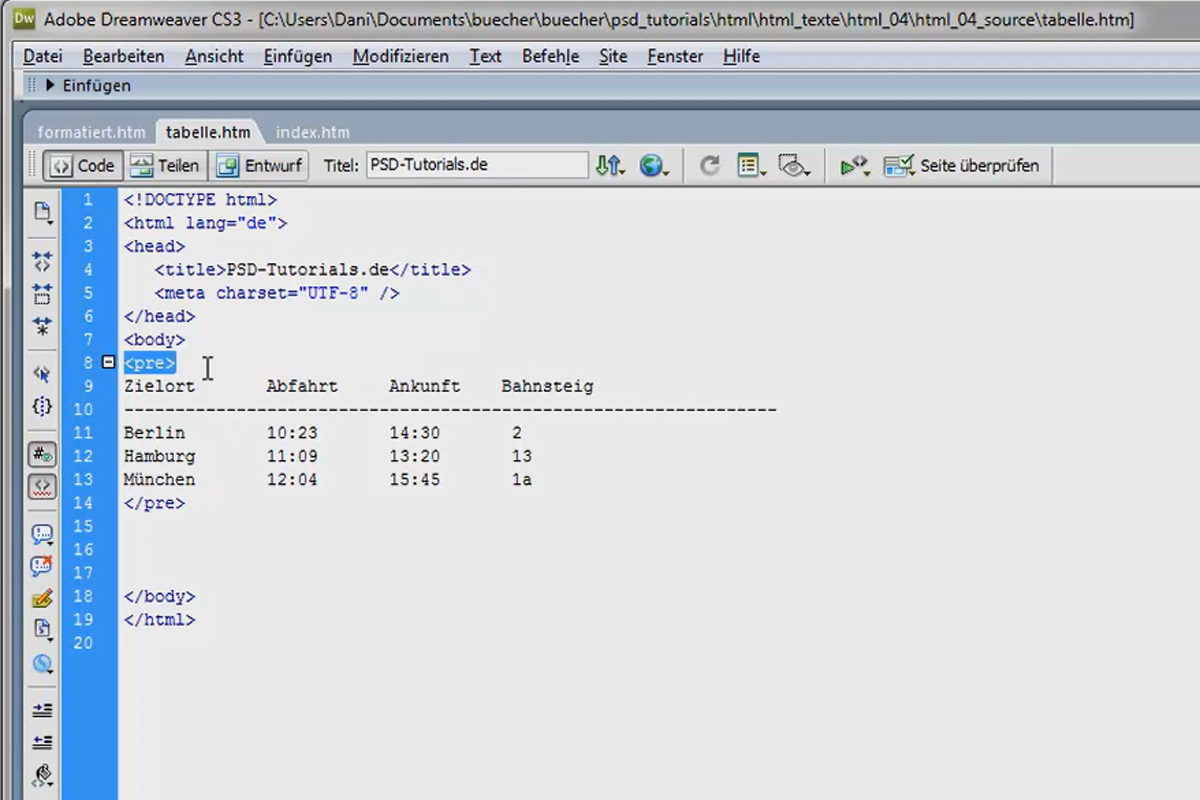 HTML und CSS für Anfänger – Tutorial