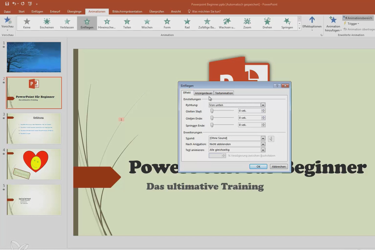 PowerPoint-Tutorial: Grundlagen lernen