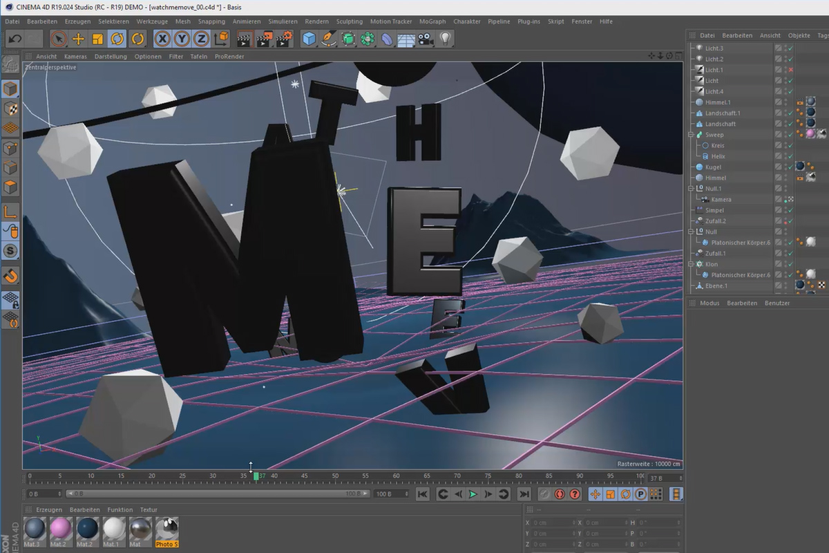 3D-Animation erstellen in Cinema 4D
