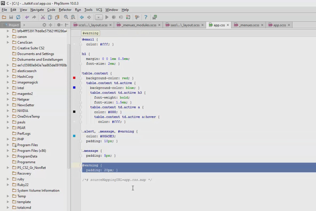 Modernes CSS mit Sass – Tutorial (deutsch)