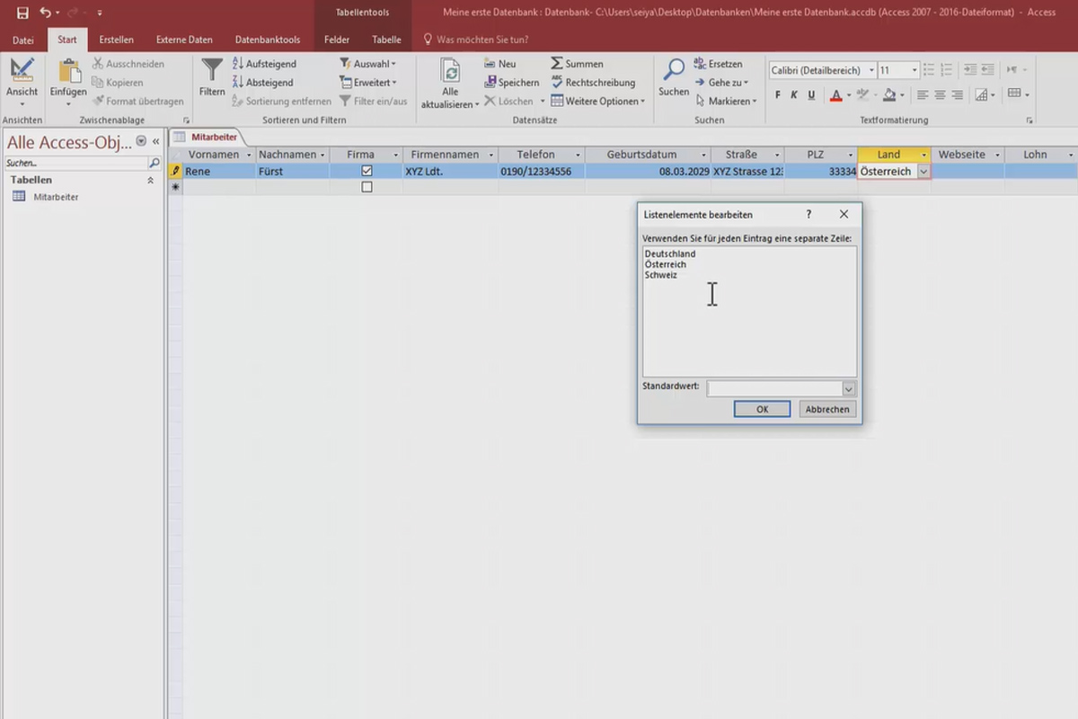 Access-Kurs: Datenbank erstellen, Grundlagen lernen