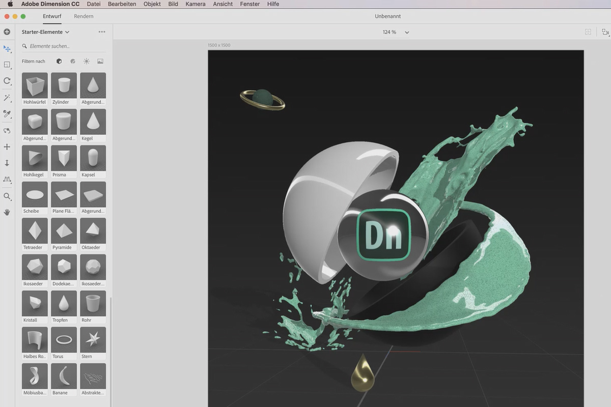 Adobe Dimension CC-Tutorial – 3D für Grafikdesigner
