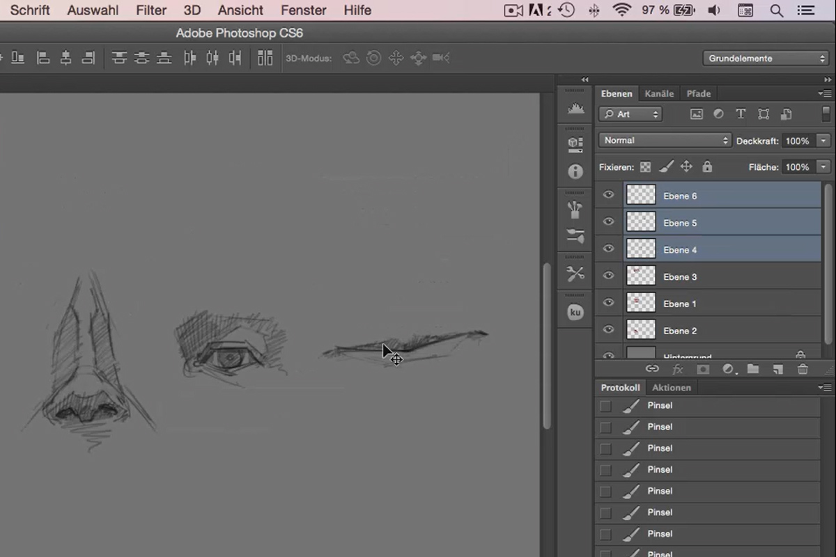Digital Painting in Photoshop – Tutorial zum digitalen Zeichnen