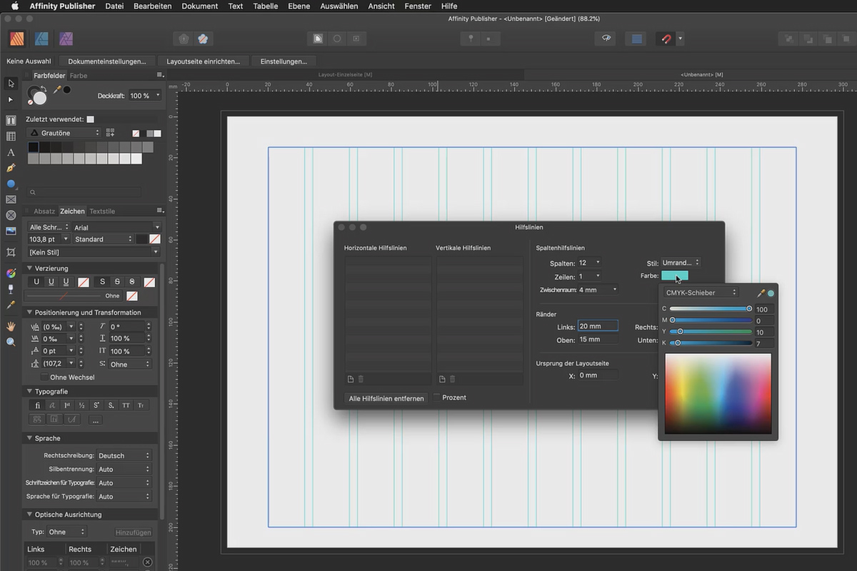 Affinity Publisher: Tutorial Grundlagen | Layout, Gestaltung, DTP