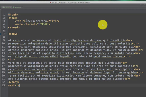 Grundlagen-Tutorial HTML, CSS und JavaScript