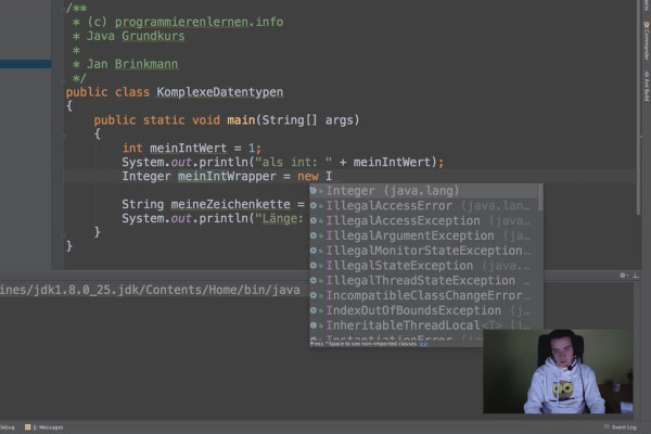 Java-Entwicklung für Einsteiger