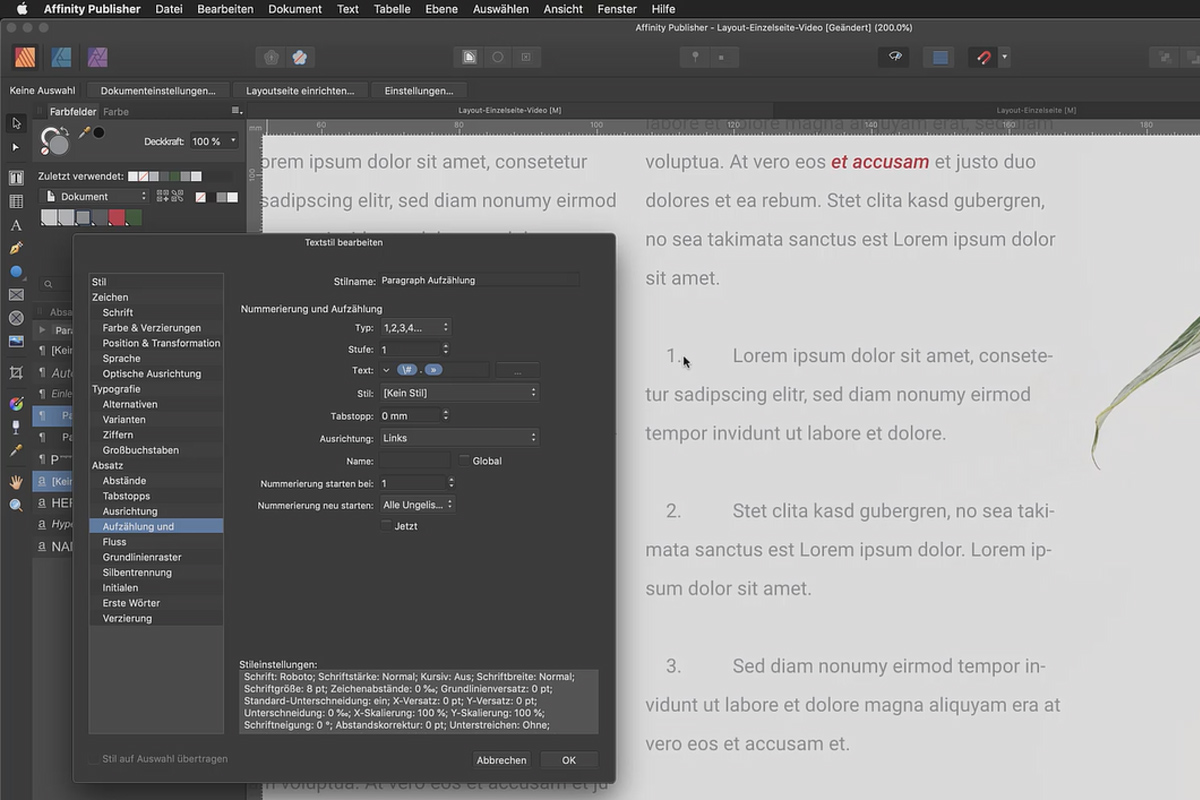 Affinity Publisher: Tutorial Grundlagen | Layout, Gestaltung, DTP