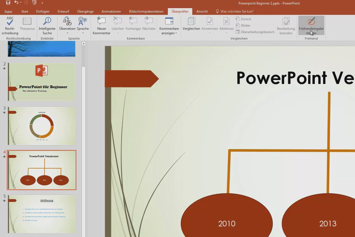 PowerPoint-Tutorial: Grundlagen lernen