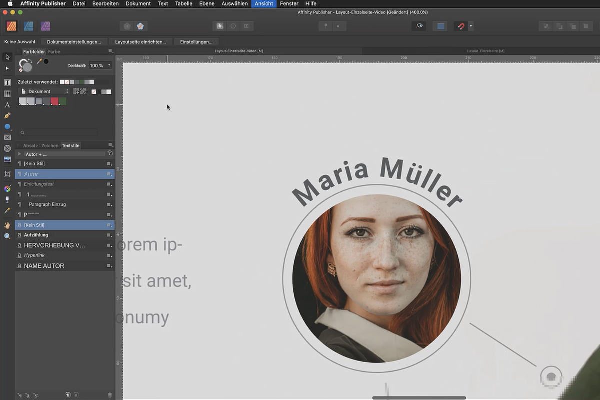 Affinity Publisher: Tutorial Grundlagen | Layout, Gestaltung, DTP