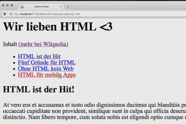 Grundlagen-Tutorial HTML, CSS und JavaScript