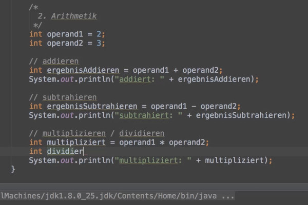 Java-Entwicklung für Einsteiger
