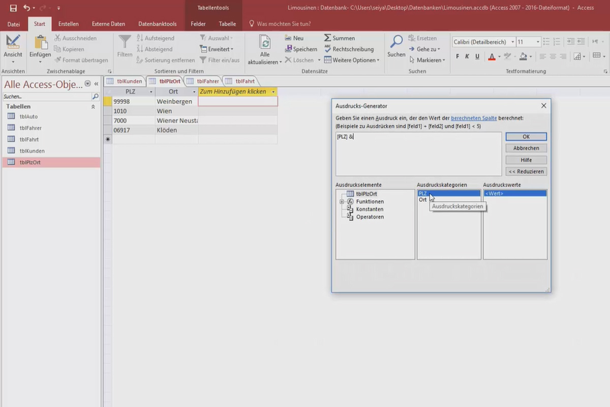 Access-Kurs: Datenbank erstellen, Grundlagen lernen