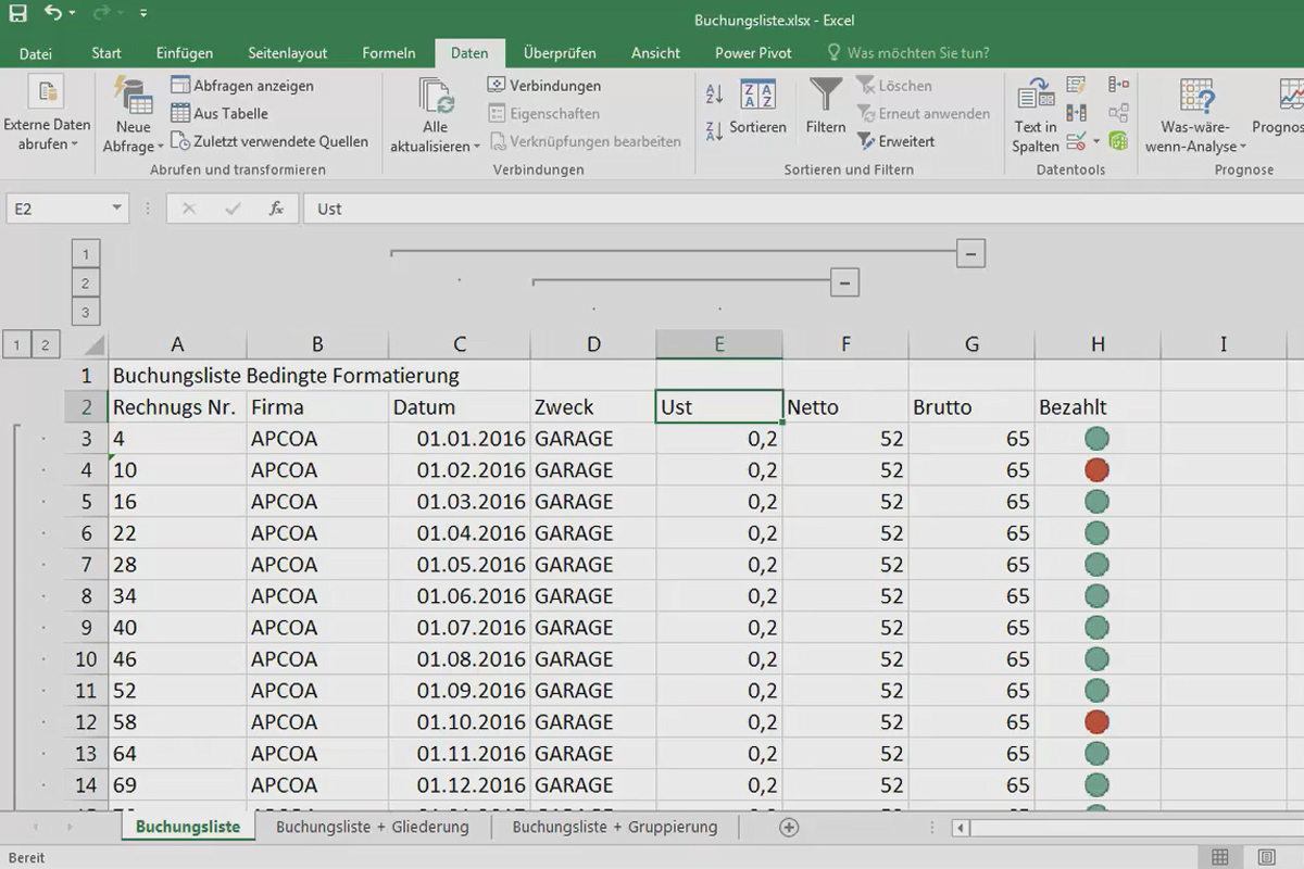 Excel Grundlagen Einführung Für Anfänger
