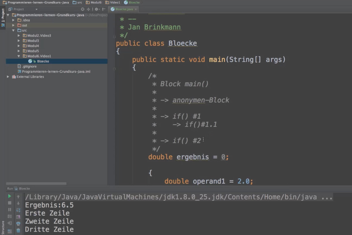 Java-Entwicklung für Einsteiger