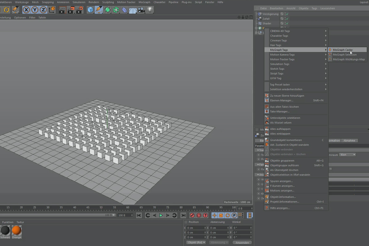 MoGraph Cinema 4D: Tutorial zum 3D-Motion Design