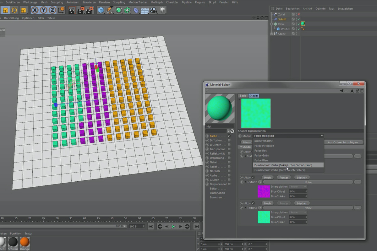 MoGraph Cinema 4D: Tutorial zum 3D-Motion Design