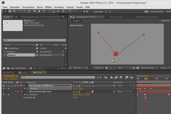 3D-Projekte und Animationen in After Effects