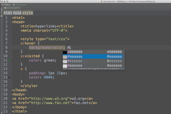 Grundlagen-Tutorial HTML, CSS und JavaScript
