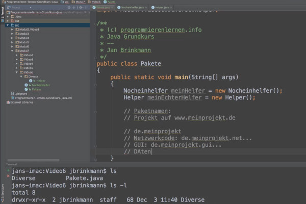Java-Entwicklung für Einsteiger