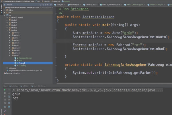 Java-Entwicklung für Einsteiger