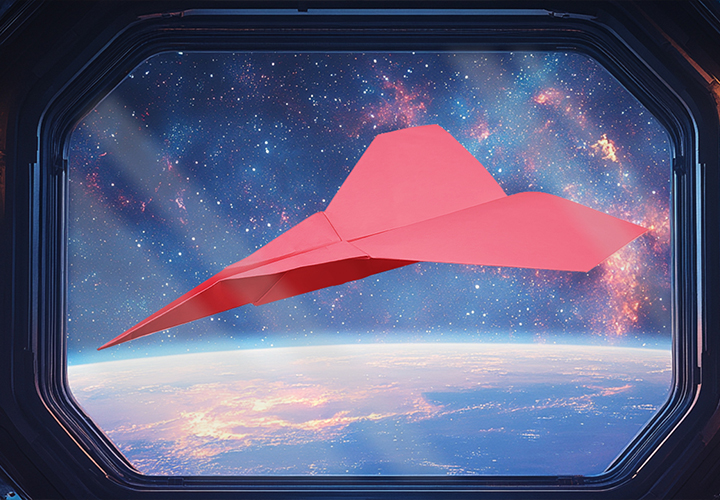 Enkel papirflyver: vejledning med billeder og video