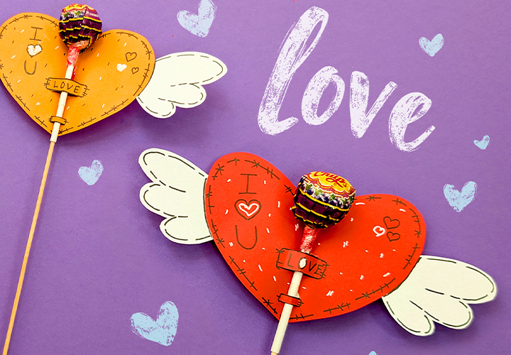 DIY hart met vleugels: instructies met video & foto's voor Valentijnsdag