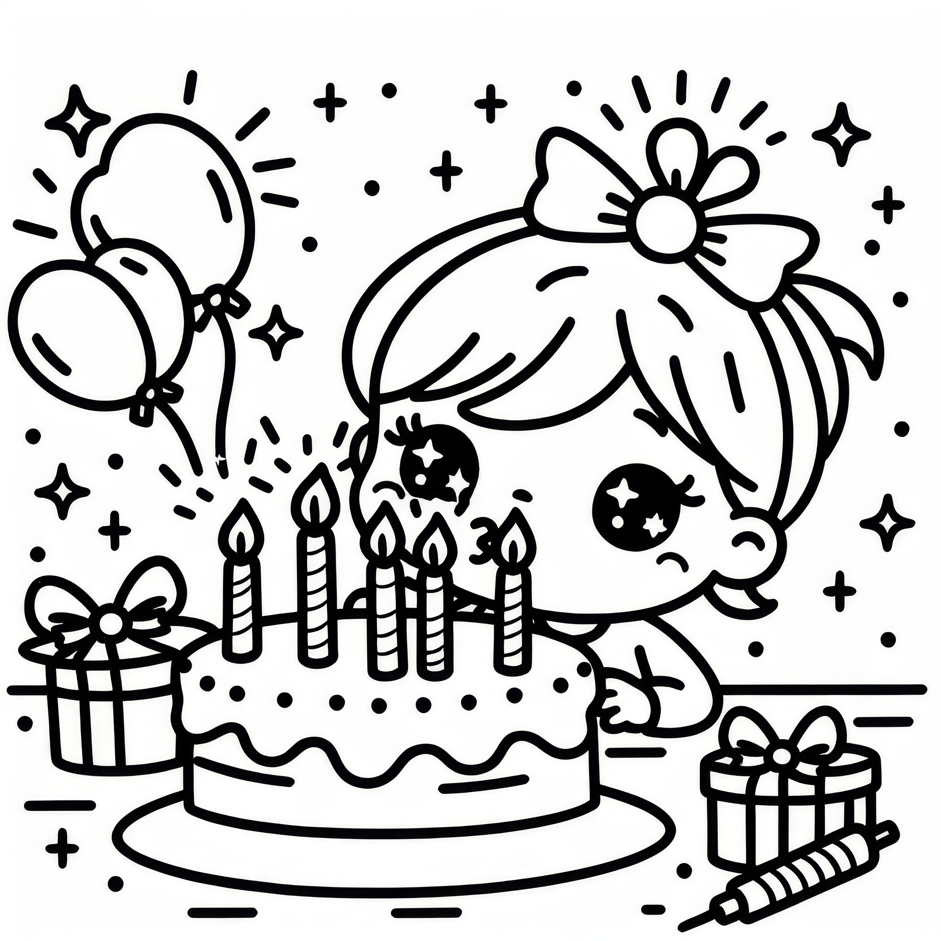 Cake Cartoon Images Black And White Free - Infoupdate.org