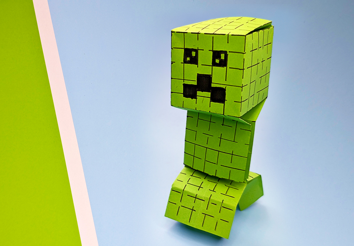 Minecraft DIY ideas para niños creativos: manualidades de papel y más