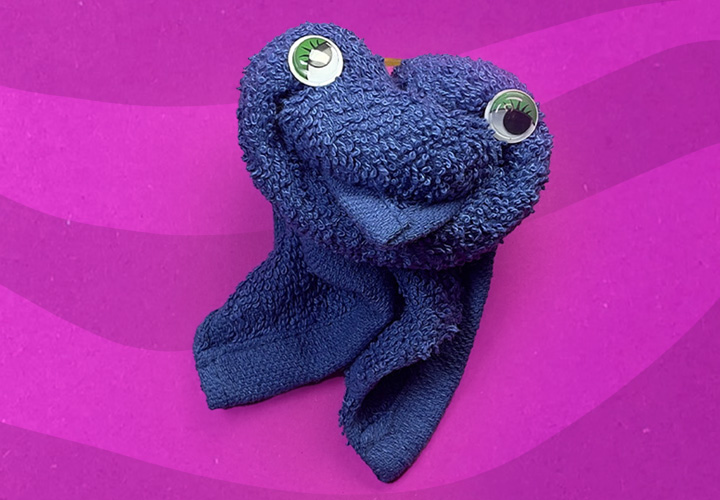 Fish from towel folding: Simple step-by-step instructions with photos ...