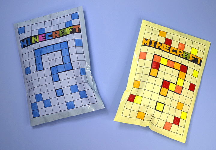 Minecraft kağıt torba yapımı: Çocuklar için havalı kendin-yap hediye ...
