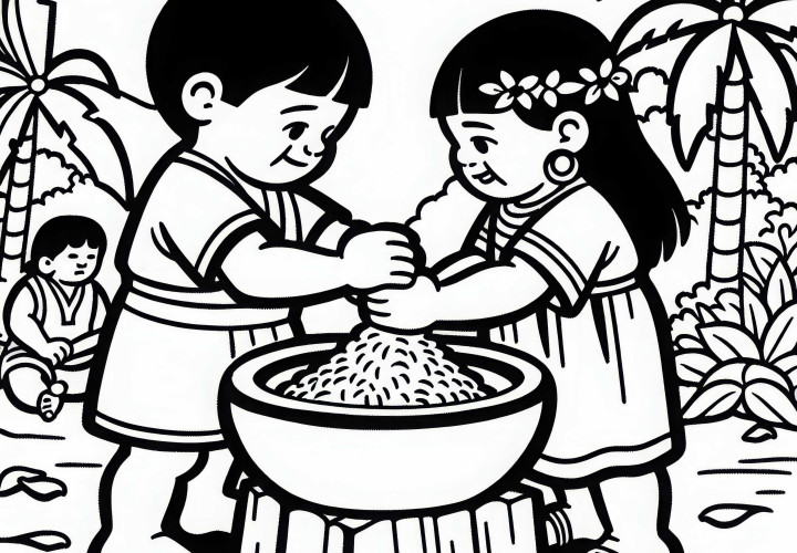 Las personas están en una ladera mirando las terrazas de Machu Picchu ...