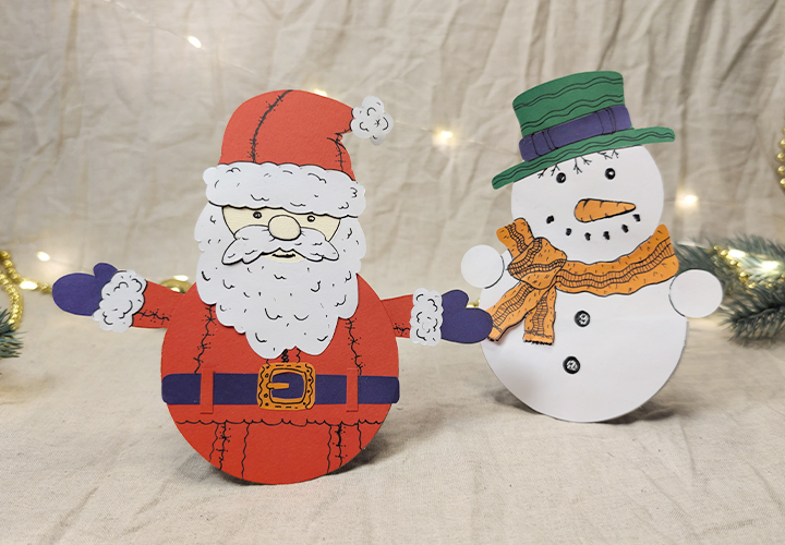 Nisse vippelære: Lage sammen med barn til jul