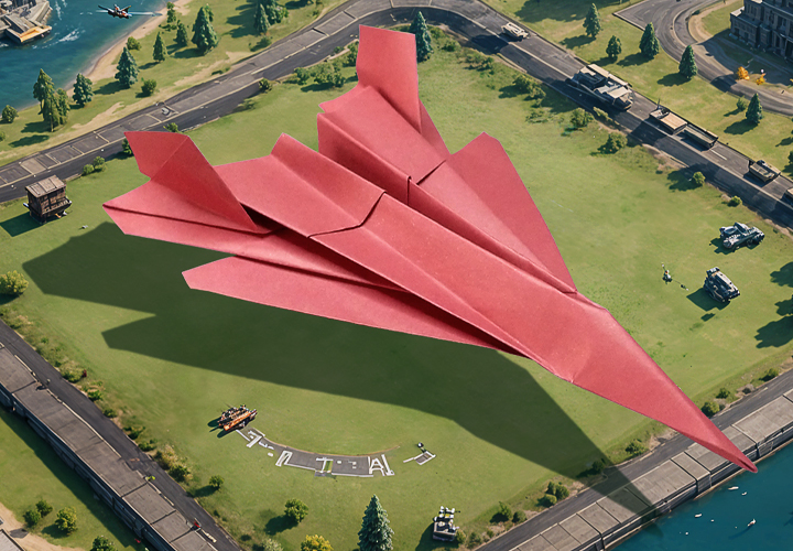 F-22 Raptor vliegtuig gevouwen van papier - instructies met foto's en video