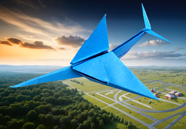 Modular airplane made up of four blades: Instructions with photos and video