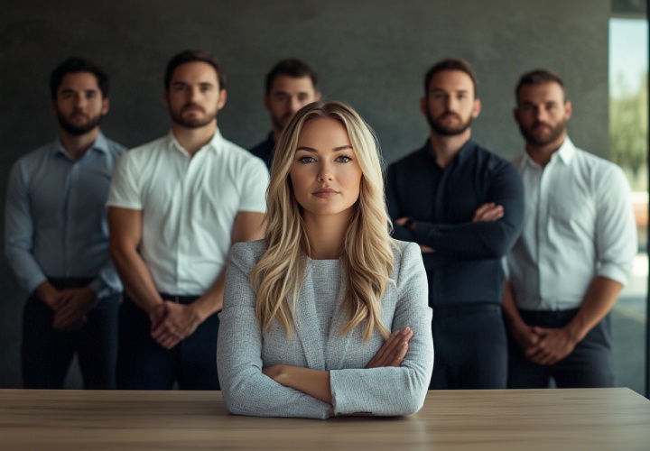 How women assert themselves in a male-dominated team