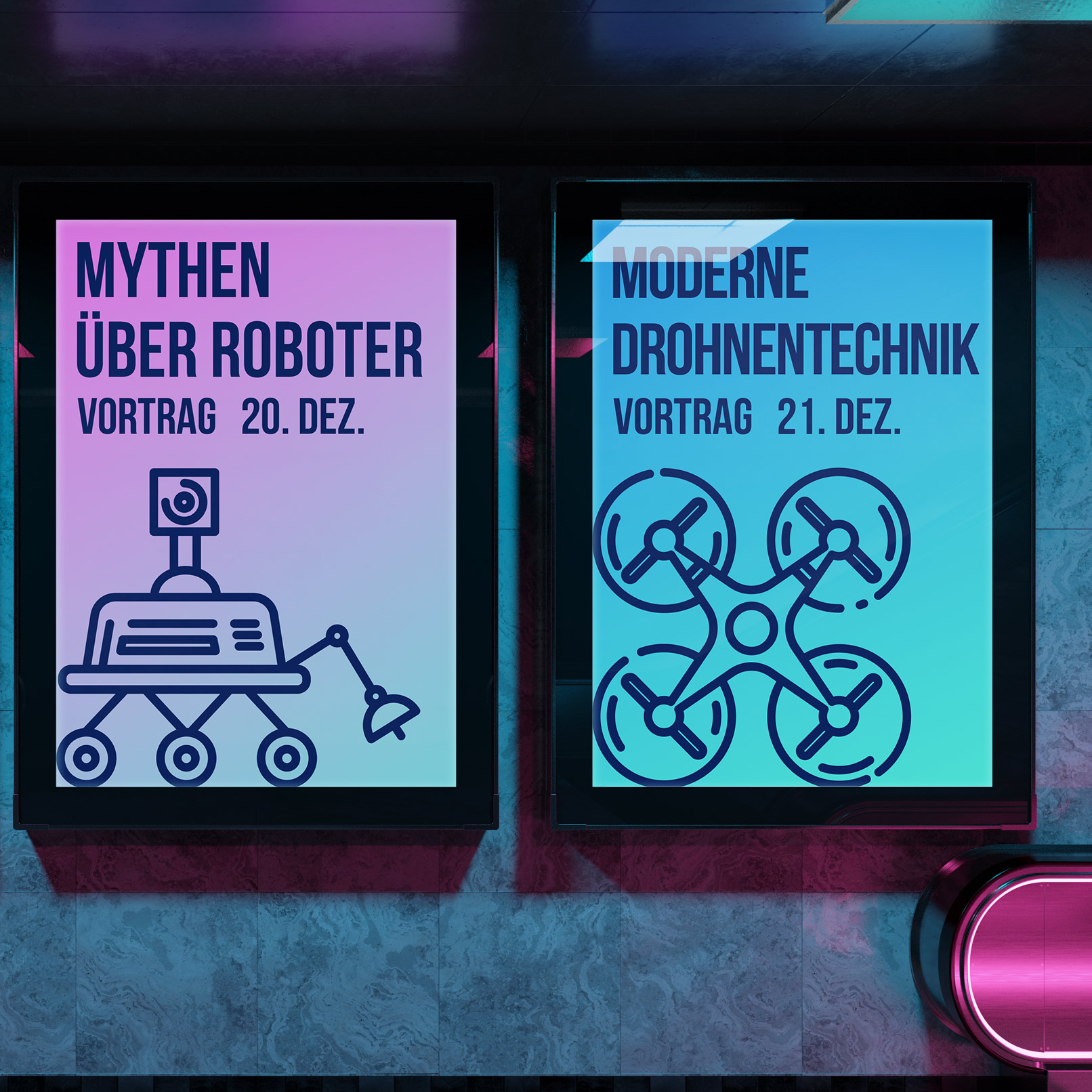 Icon-Set „IT und digitale Technologie“ mit 110 Grafiken