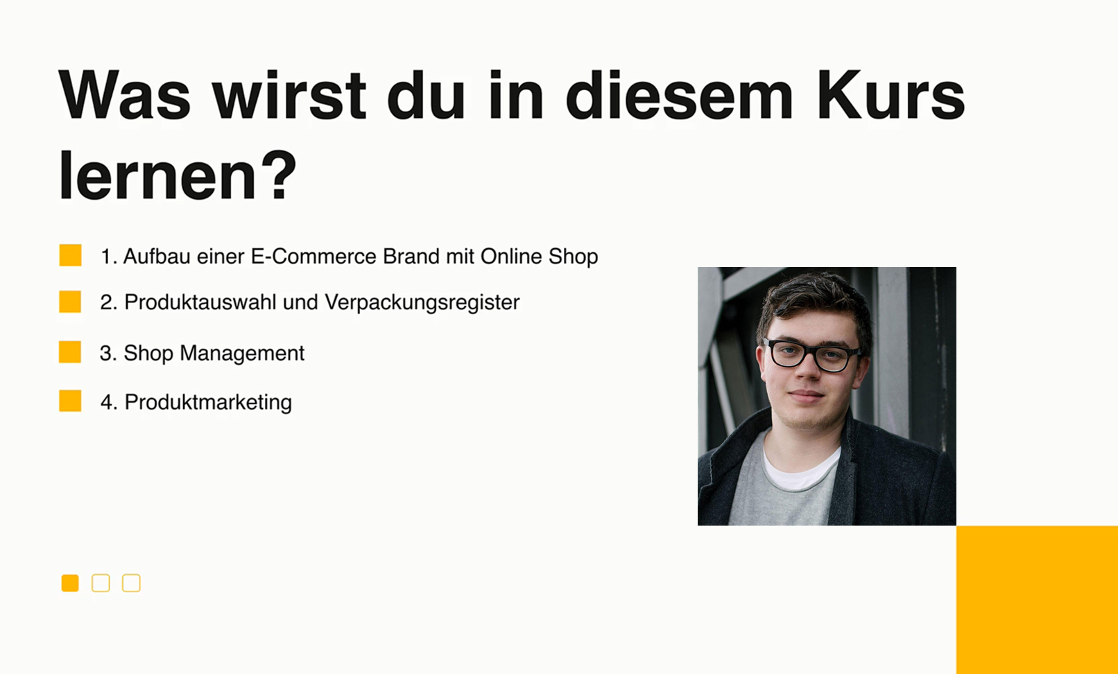 E-Commerce-Kurs, Shopify-Tutorial: Online-Shops aufbauen