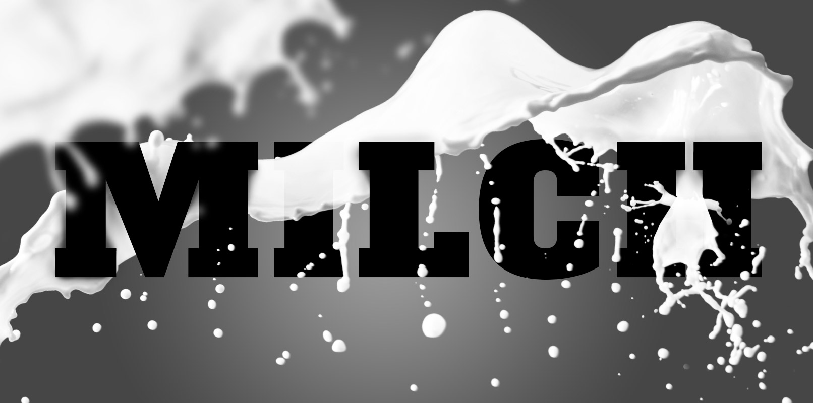 Splash-Brushes Photoshop, Elements & GIMP: Milch-Pinsel