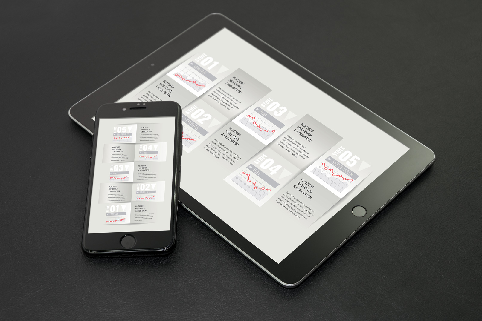 Zeitstrahl-Vorlagen: Moderne Timelines erstellen