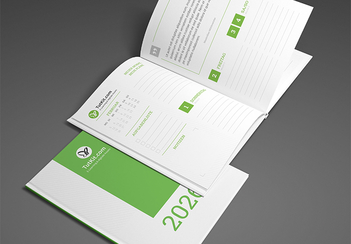 Isikustatud ärikalendrid aastateks 2025, 2026 ja 2027