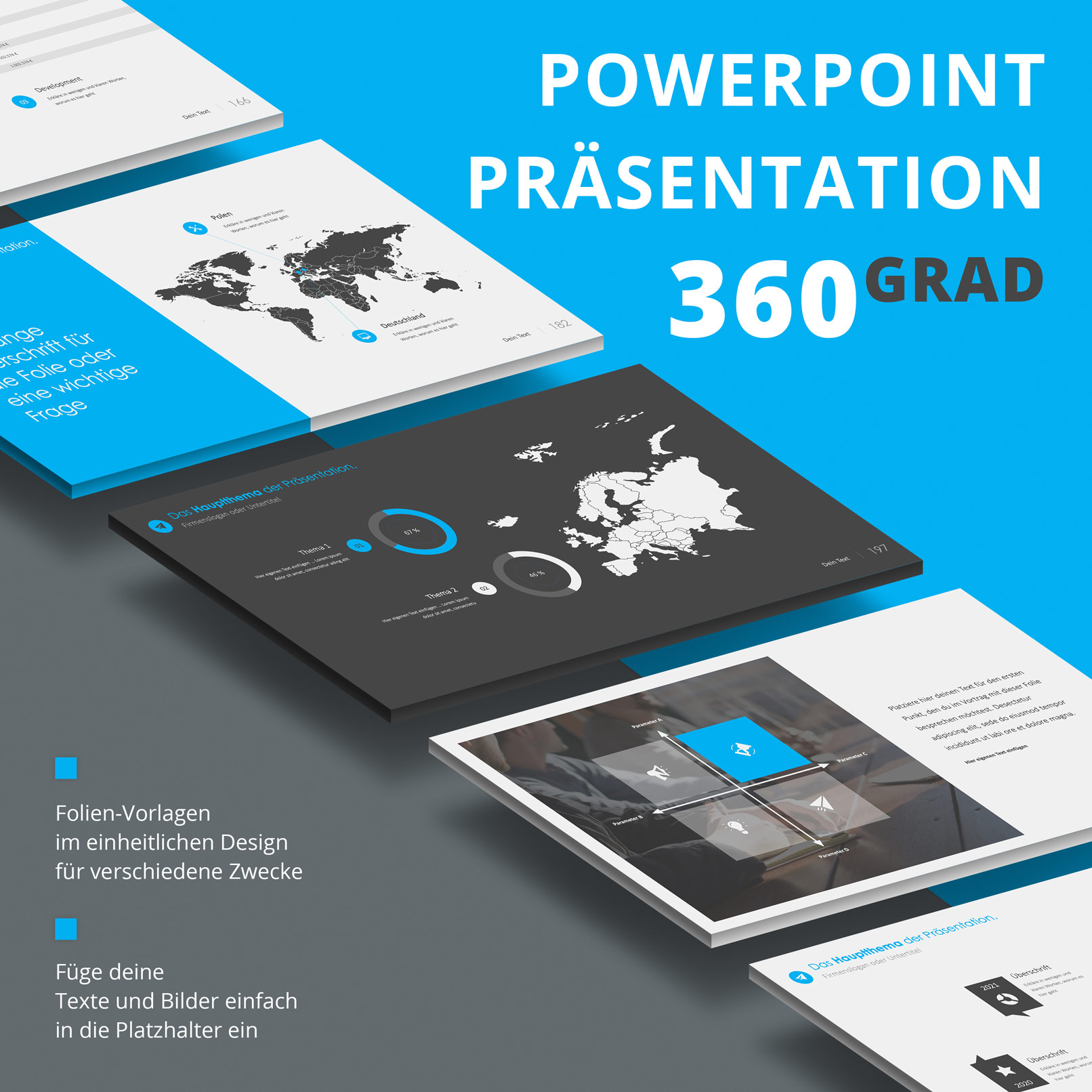 PowerPoint-Vorlagen für Business-Präsentationen | „360Grad“