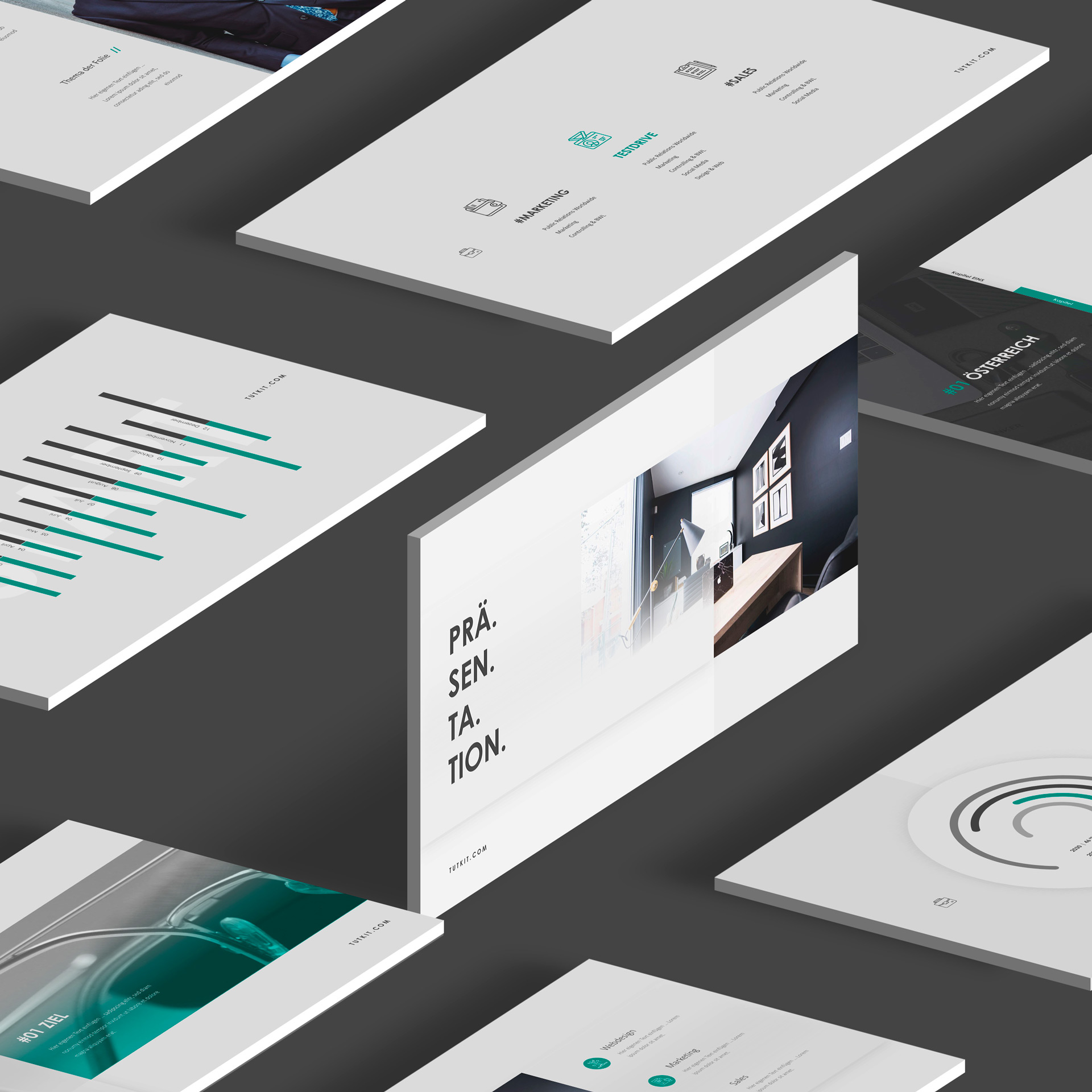 PowerPoint-Vorlagen für Business-Präsentationen | „360Grad“