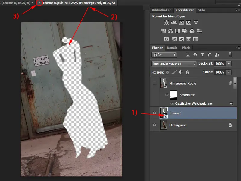 Looks & Styles with Photoshop - Sharpening gradient