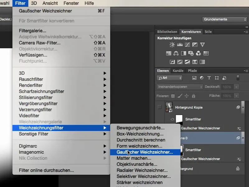Looks & Styles with Photoshop - Sharpening gradient
