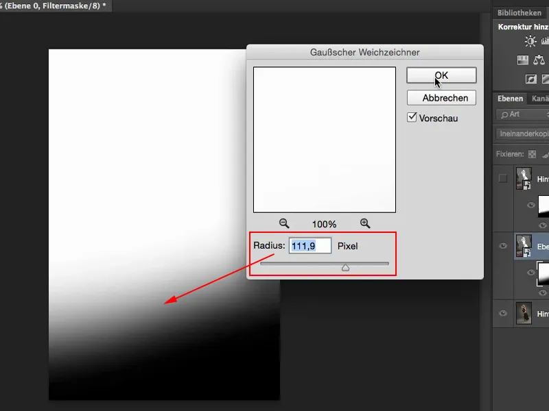 Looks & Styles with Photoshop - Sharpening gradient