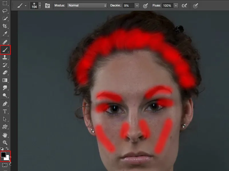 Looks & styles with Photoshop - light emphasizes the figure